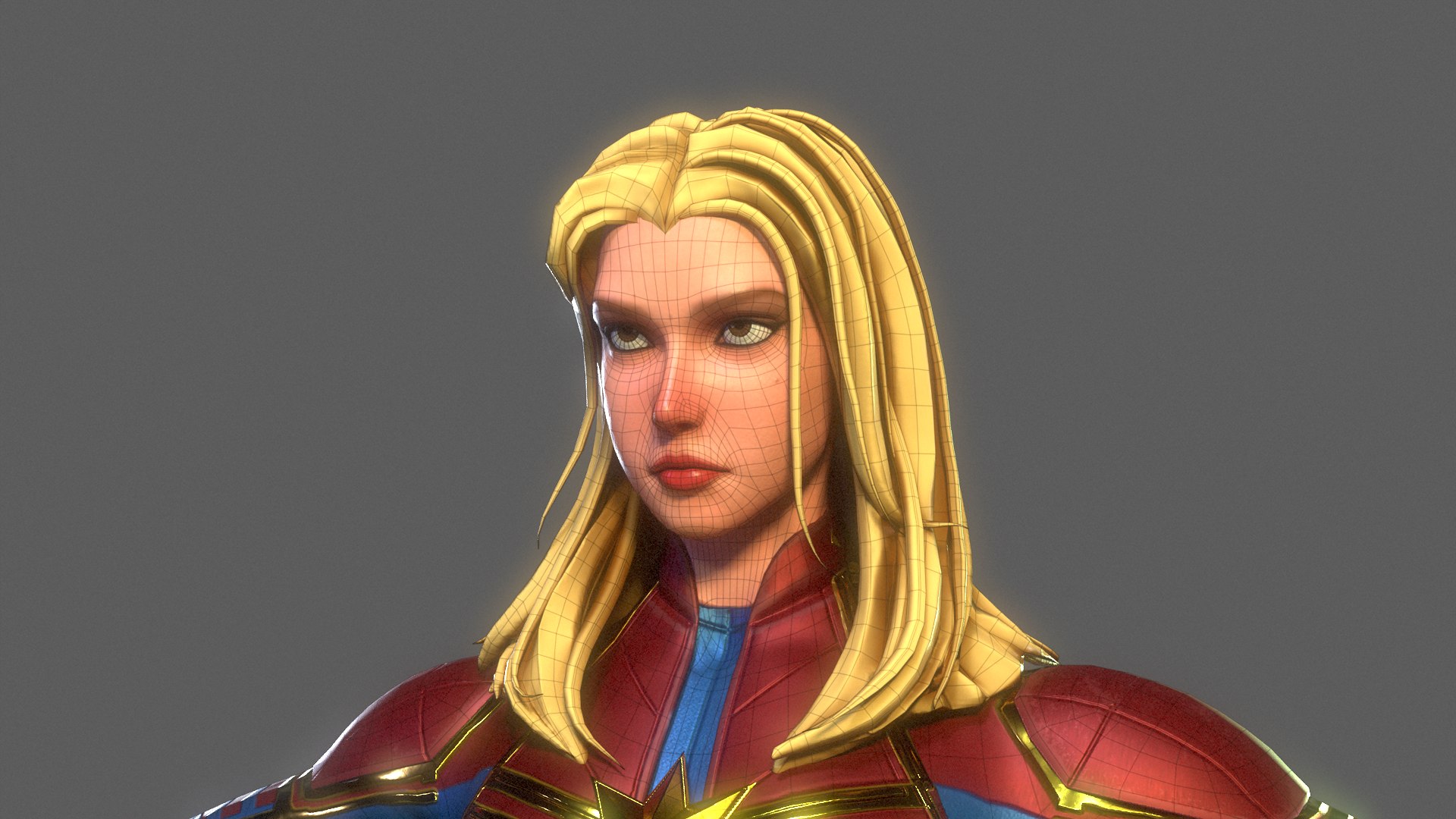 Captain Marvel Rig Model - TurboSquid 2297727
