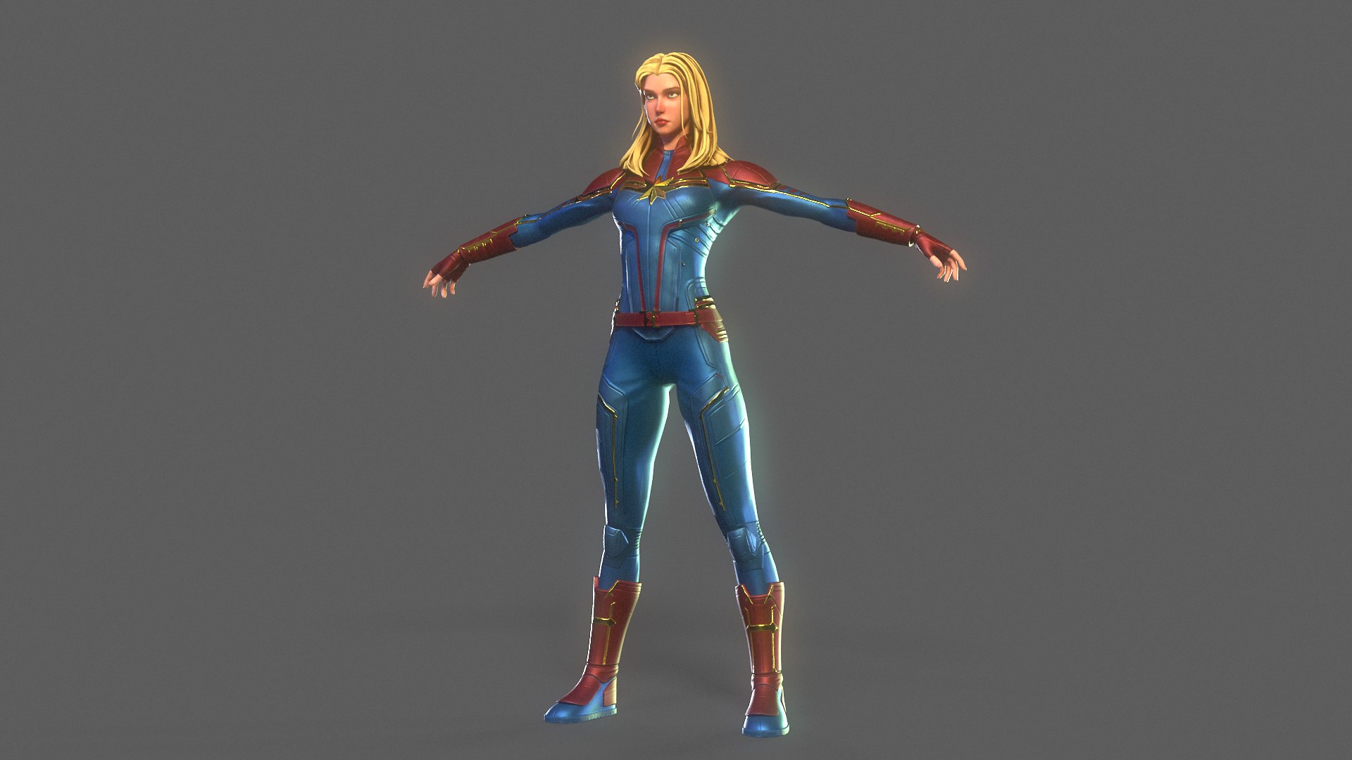 Captain Marvel Rig Model - TurboSquid 2297727