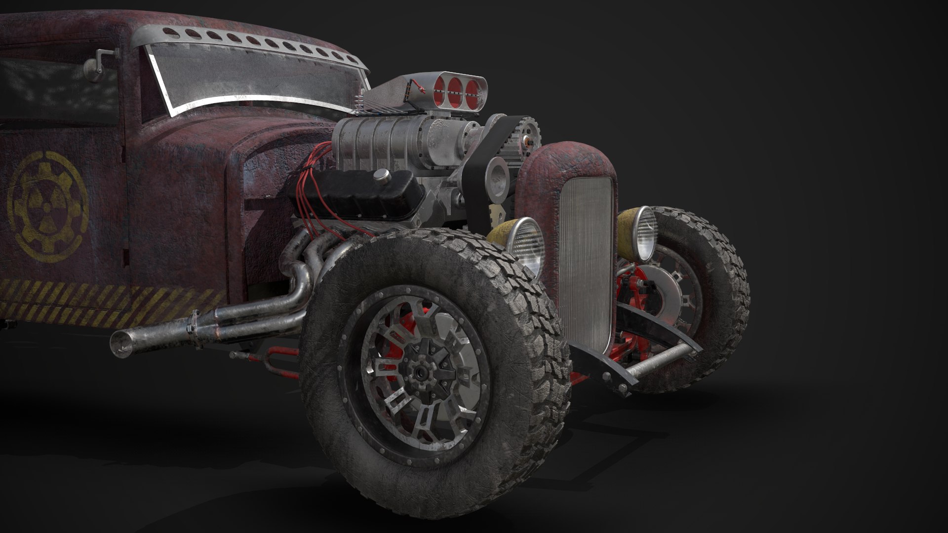 Hot Rod 3D Model - TurboSquid 1704199