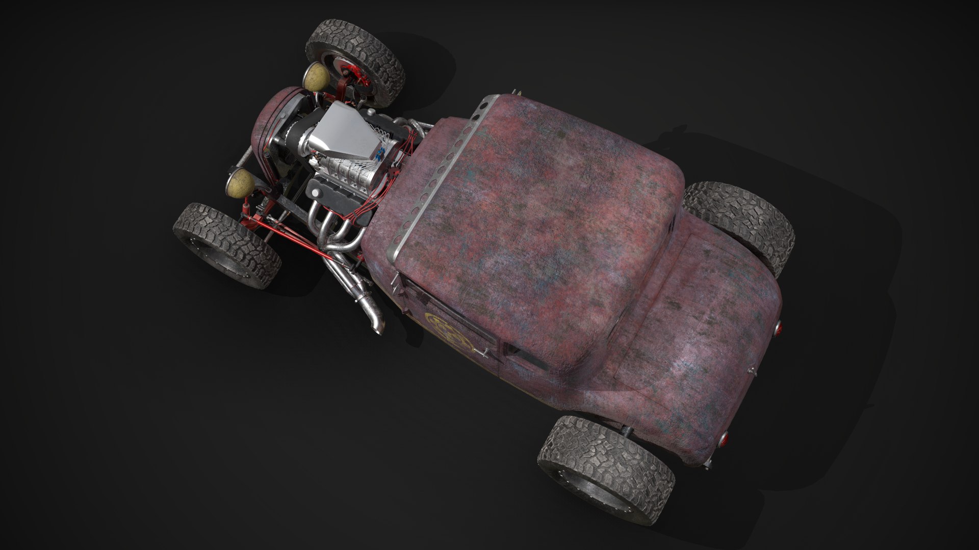 Hot Rod 3D Model - TurboSquid 1704199