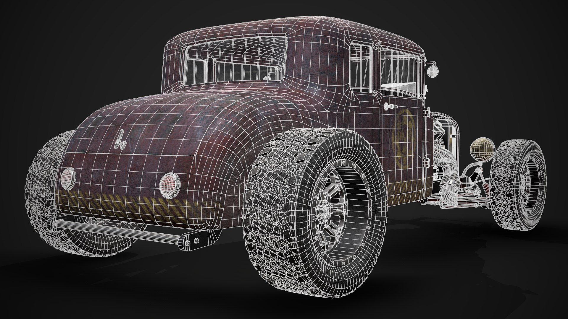 Hot Rod 3D Model - TurboSquid 1704199