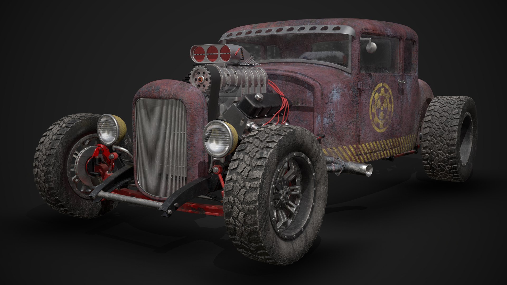 Hot rod 3D model - TurboSquid 1704199