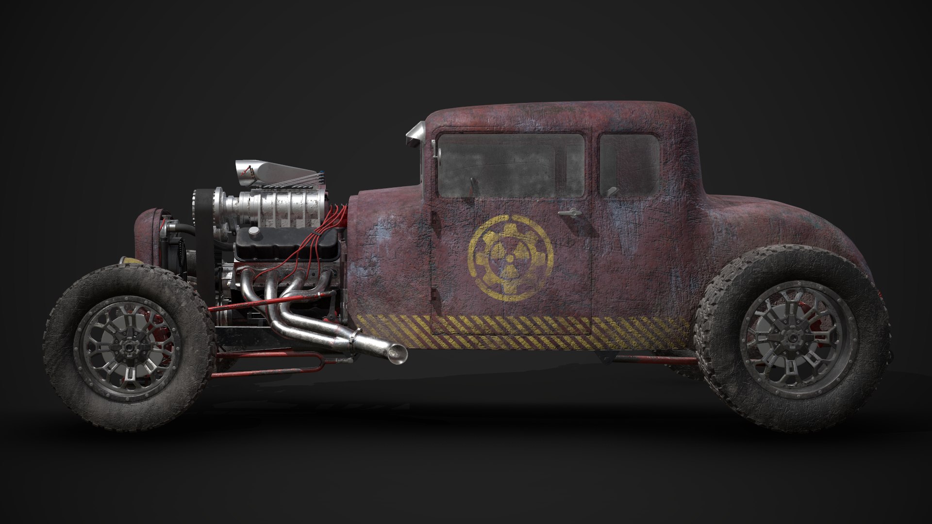 Hot Rod 3D Model - TurboSquid 1704199