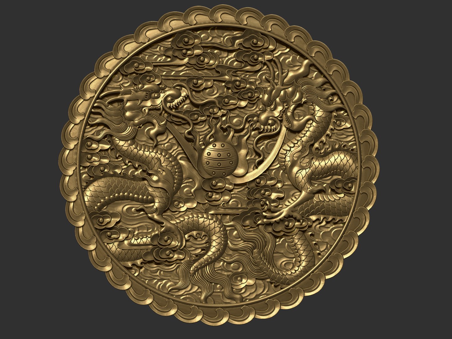 Two Dragons 3D - TurboSquid 2038404