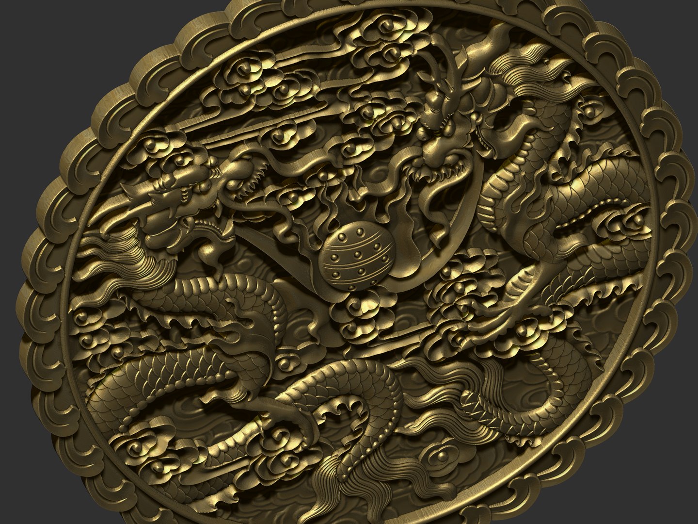 Two Dragons 3D - TurboSquid 2038404