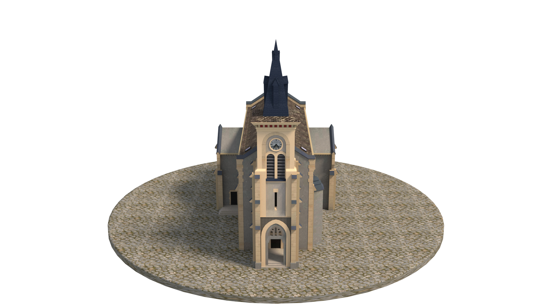 Real-scale Church 3D Model - TurboSquid 1595033
