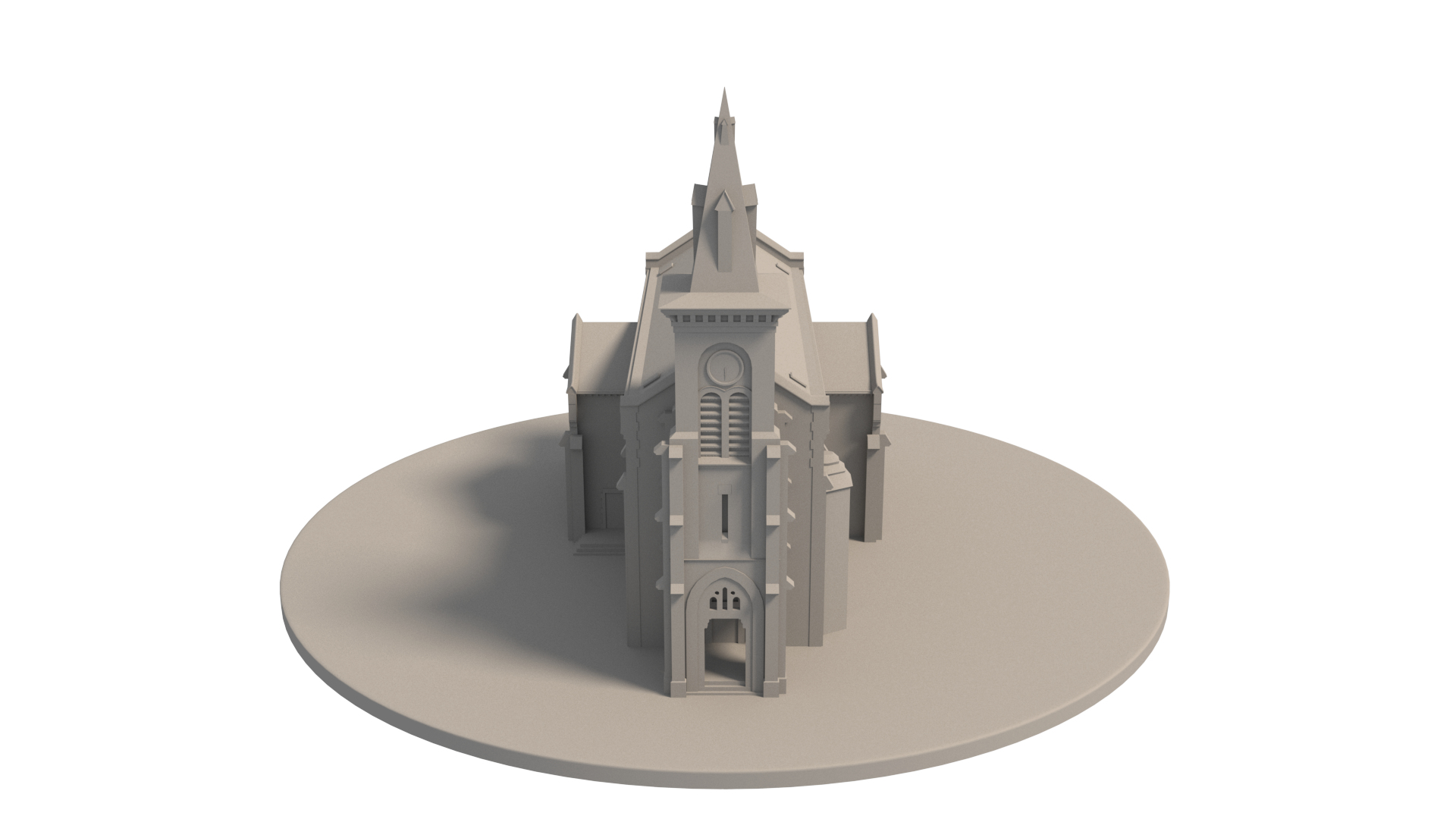 Real-scale Church 3D Model - TurboSquid 1595033