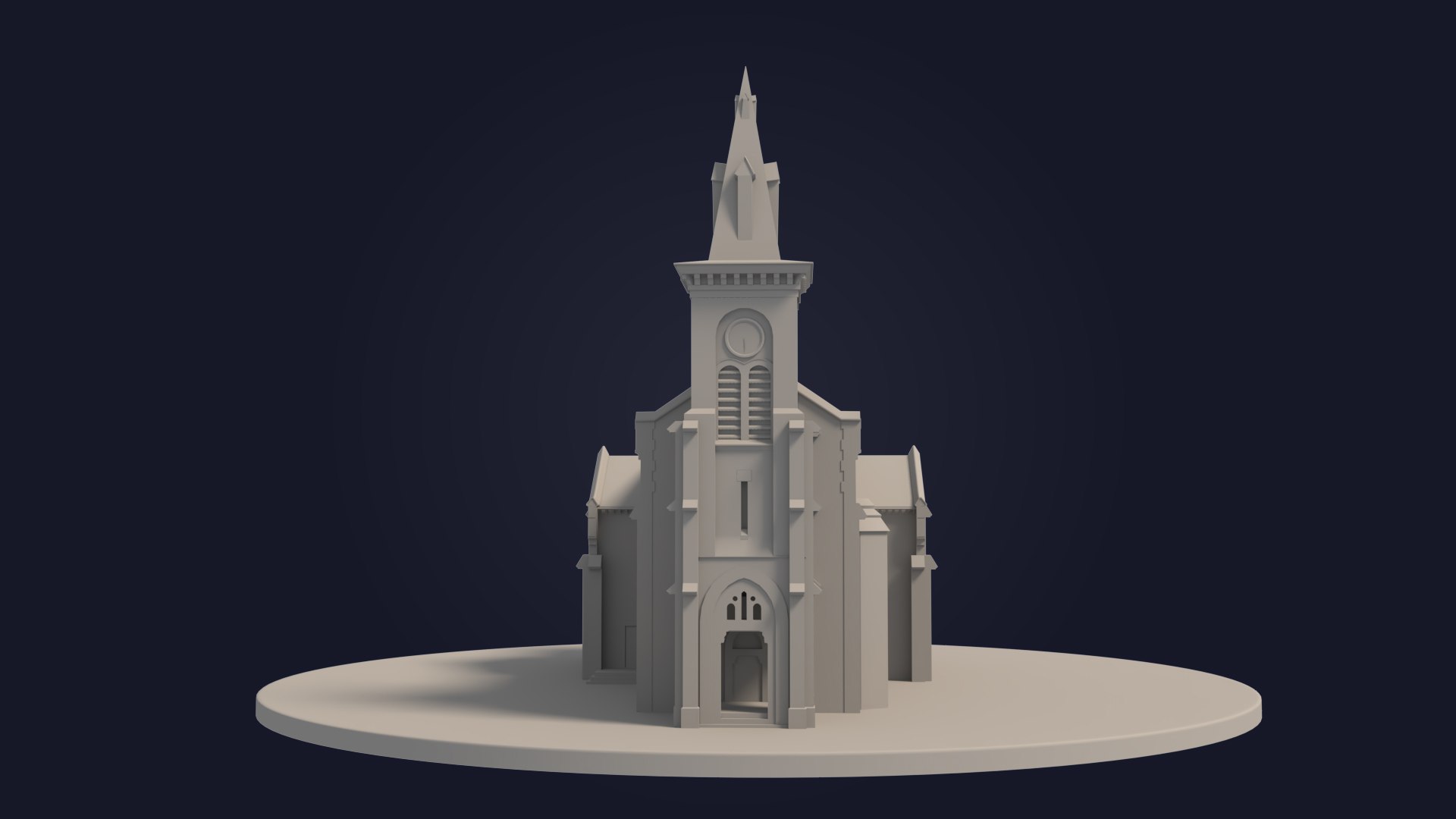 Real-scale Church 3D Model - TurboSquid 1595033