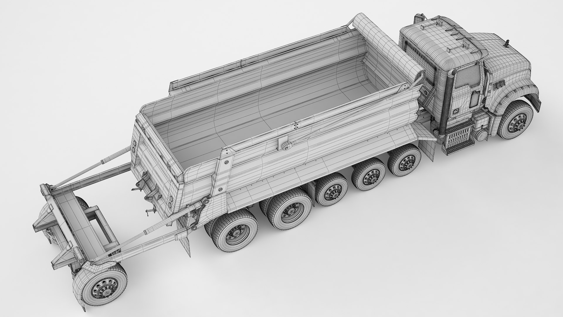 Mack 2021 Granite MHD Truck Super Dump 05 3D model - TurboSquid 2075597