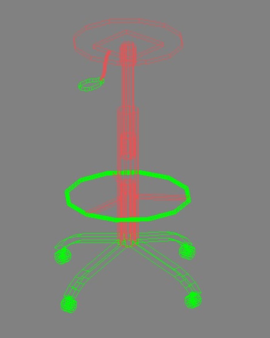 Lab Stool Model - TurboSquid 1785709
