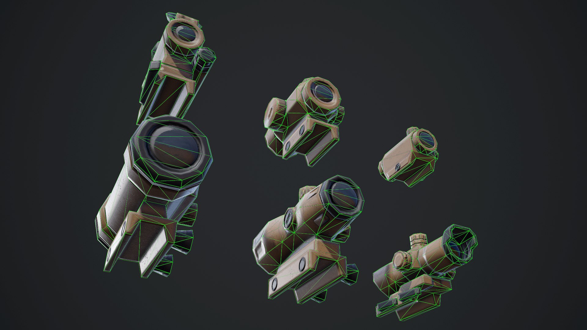 3D SCOPE PACK 01 ALL COLOR - TurboSquid 1792161