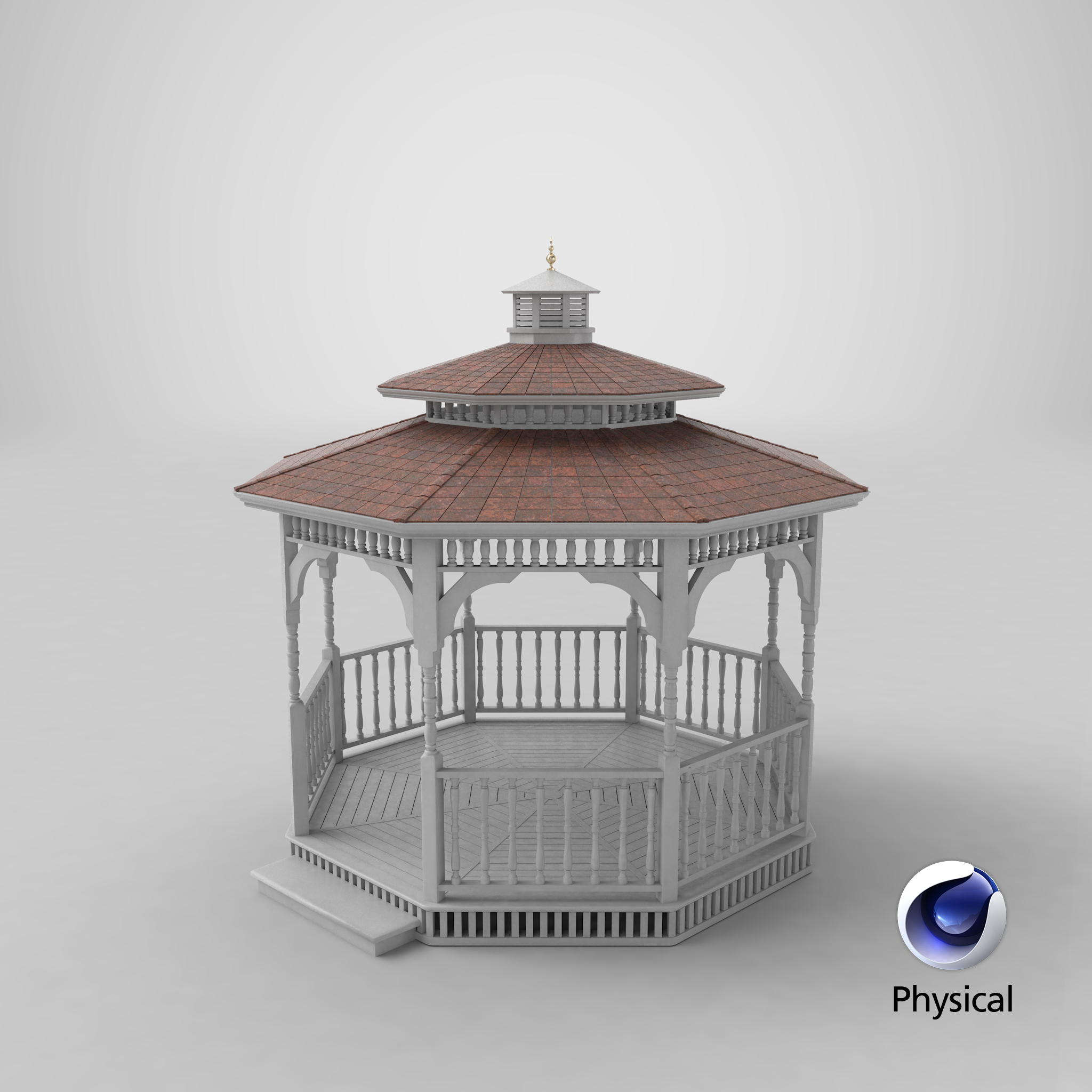 3D Gazebos Collection model - TurboSquid 1870391