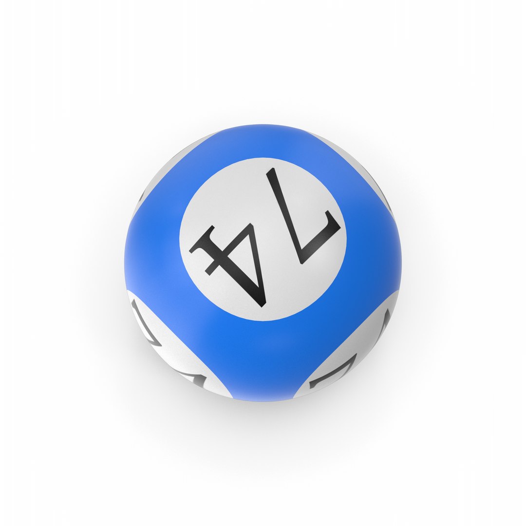 3D Bingo Ball 74 Model - TurboSquid 2417843