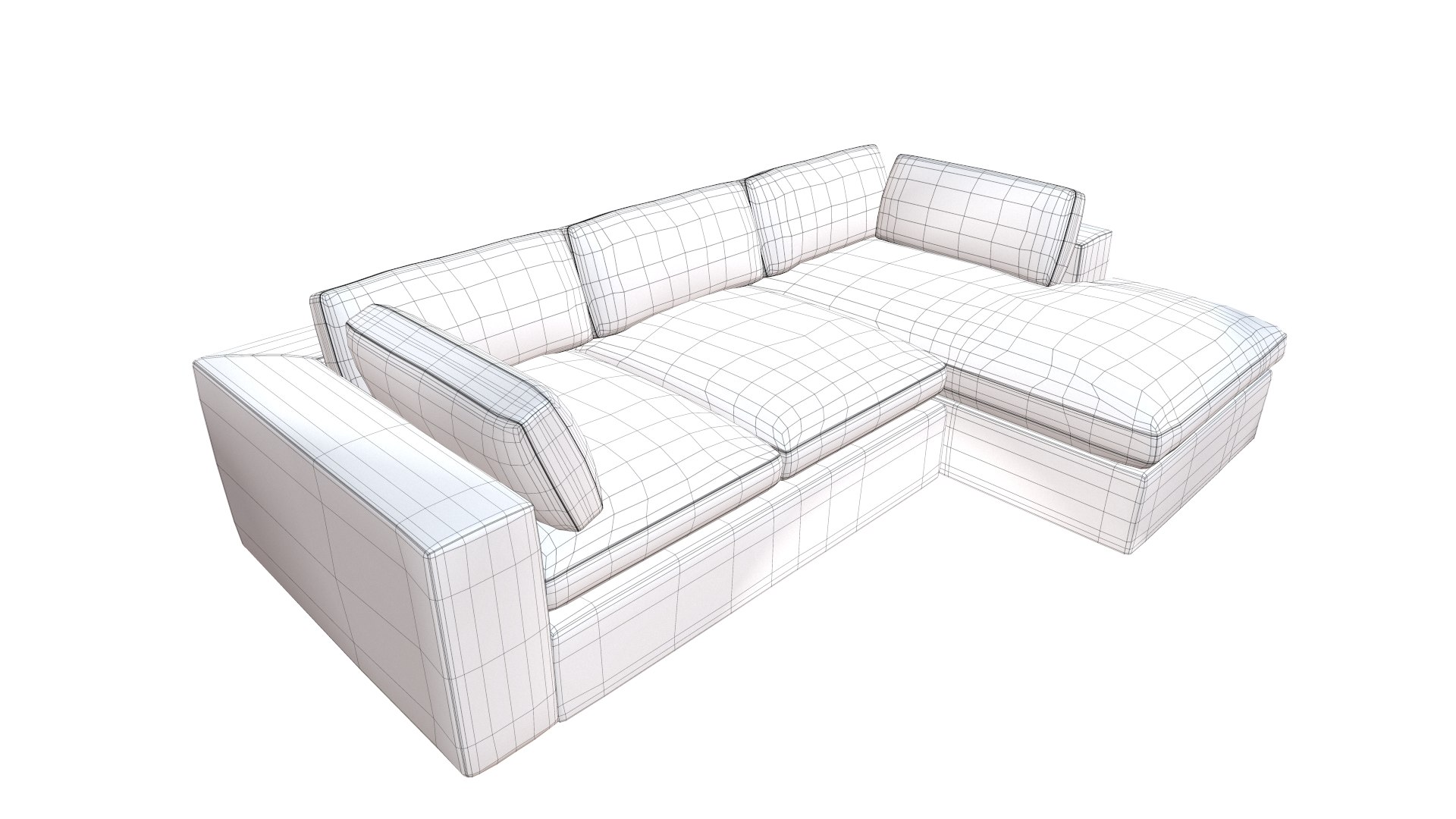 Sofa L Shape 3D Model - TurboSquid 2426691