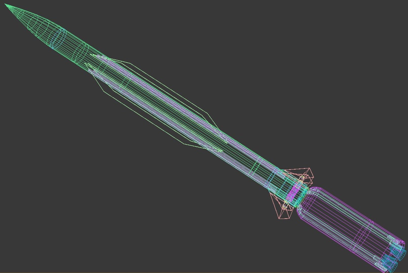 3d Model Sm-6 Missile