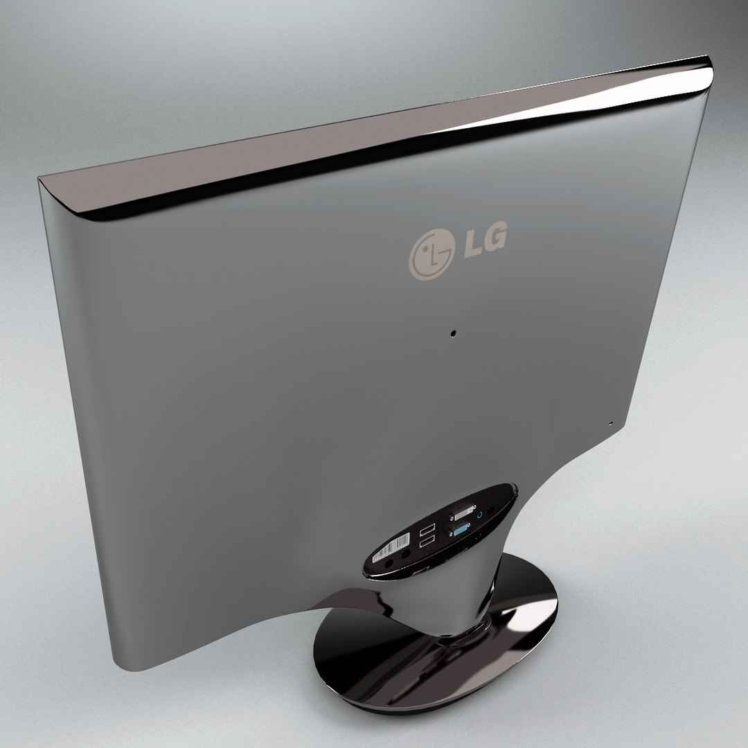 monitor lg w2486l 3d model