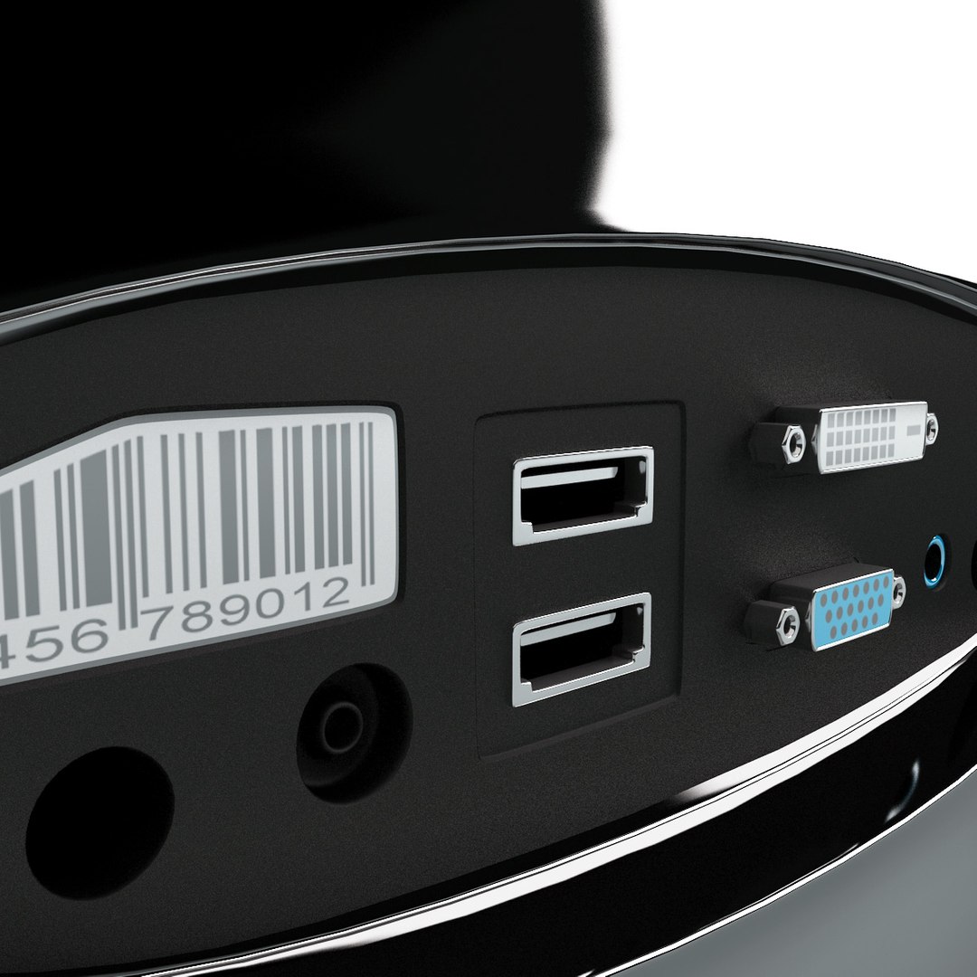 monitor lg w2486l 3d model