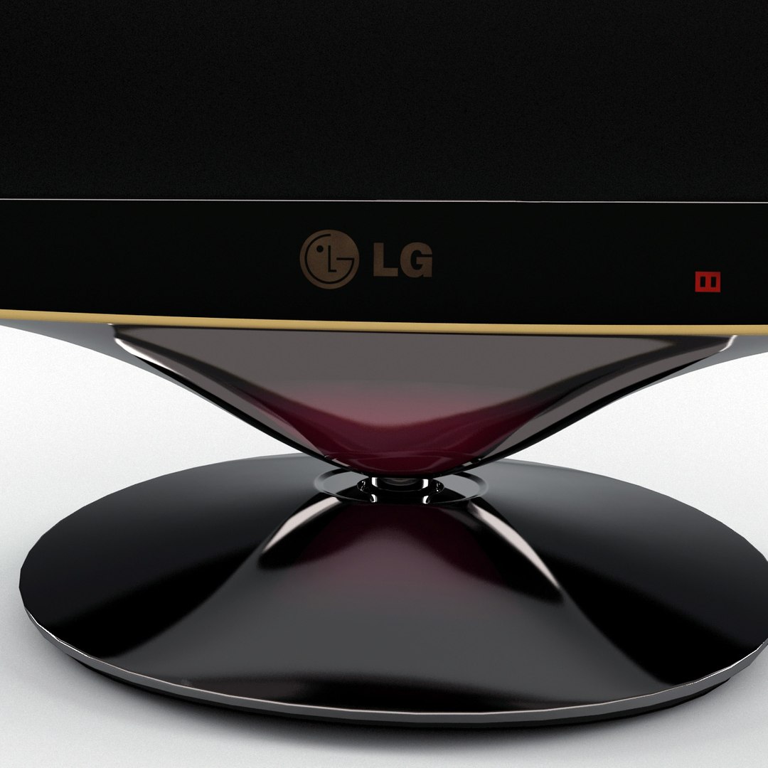 monitor lg w2486l 3d model