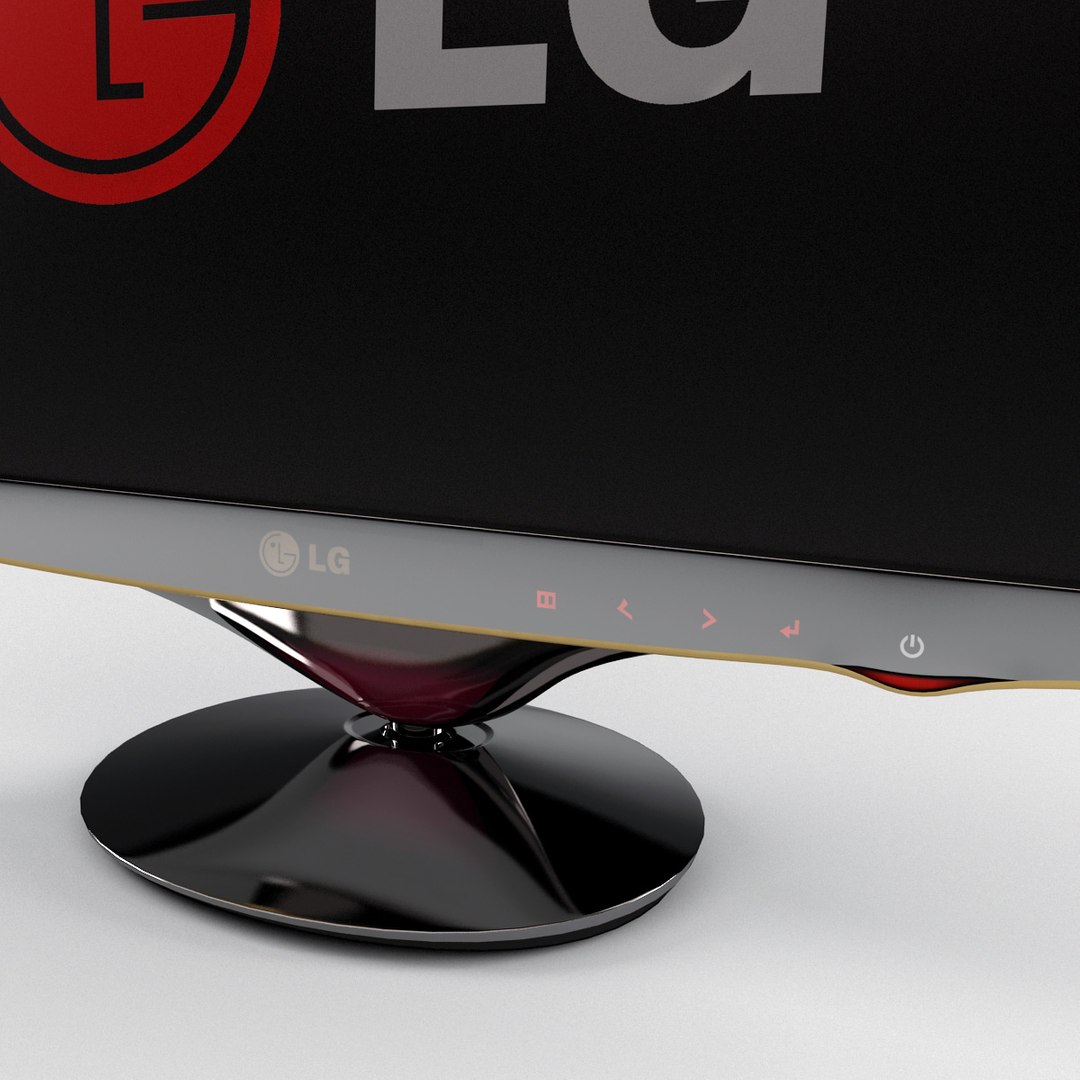 monitor lg w2486l 3d model