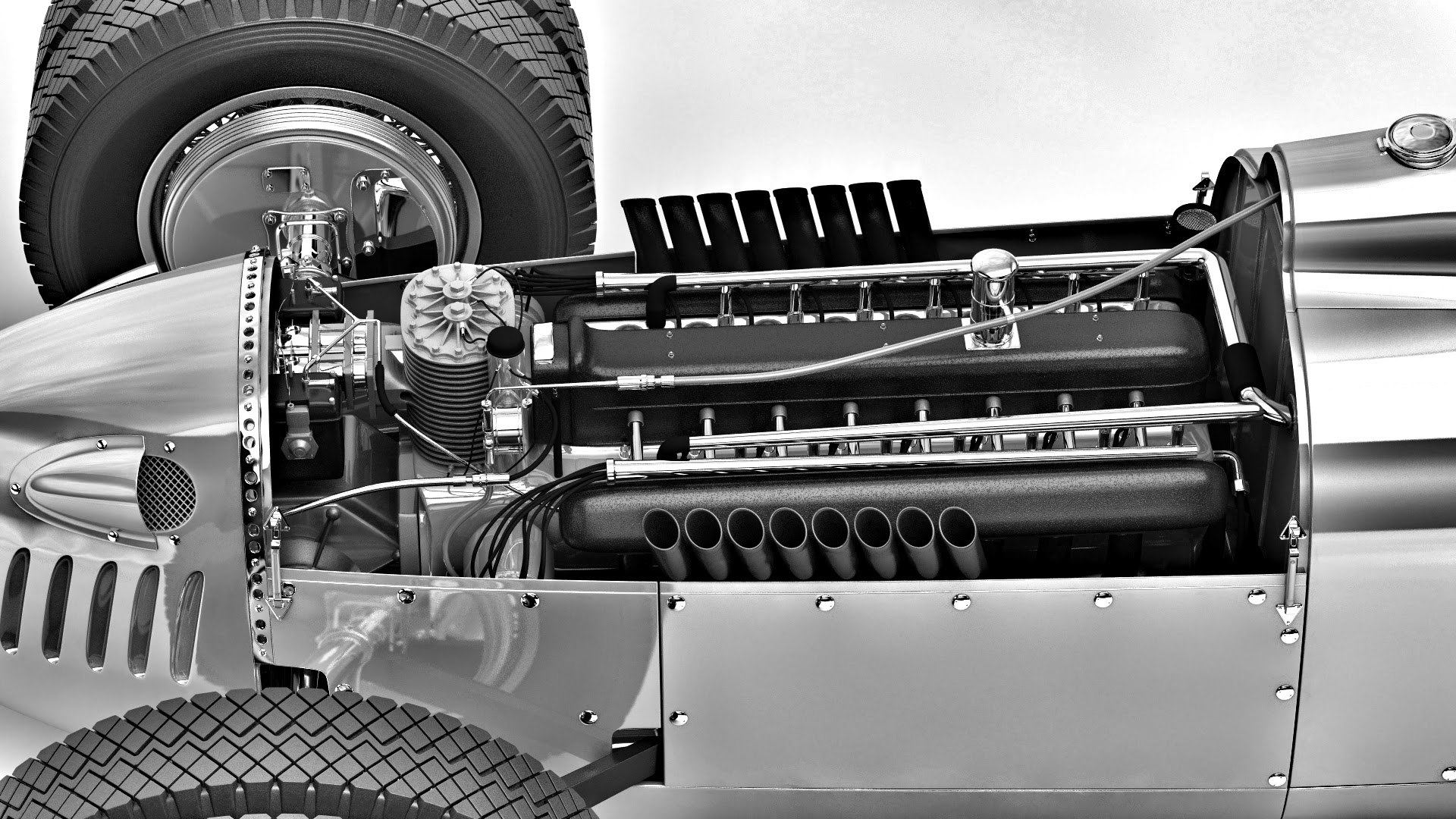 3d Auto Union Type C Model