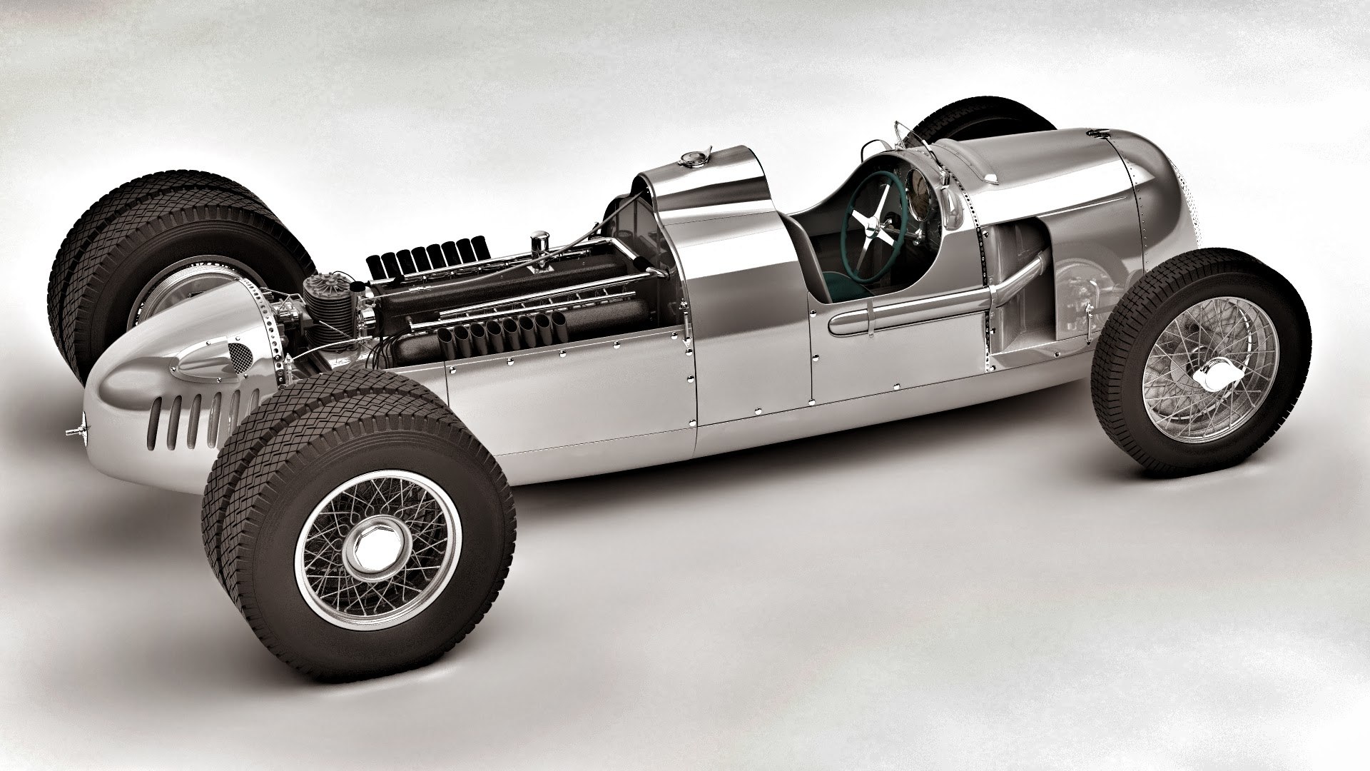 3d Auto Union Type C Model