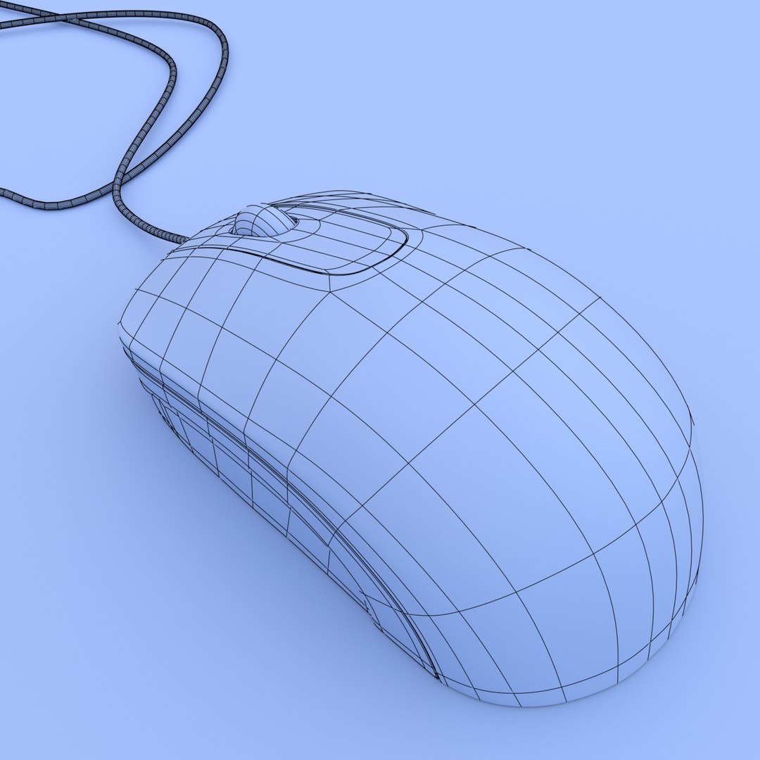 3d Model Computer Mouse
