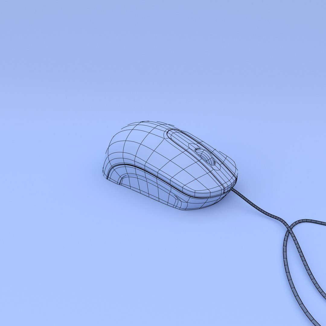 3d Model Computer Mouse
