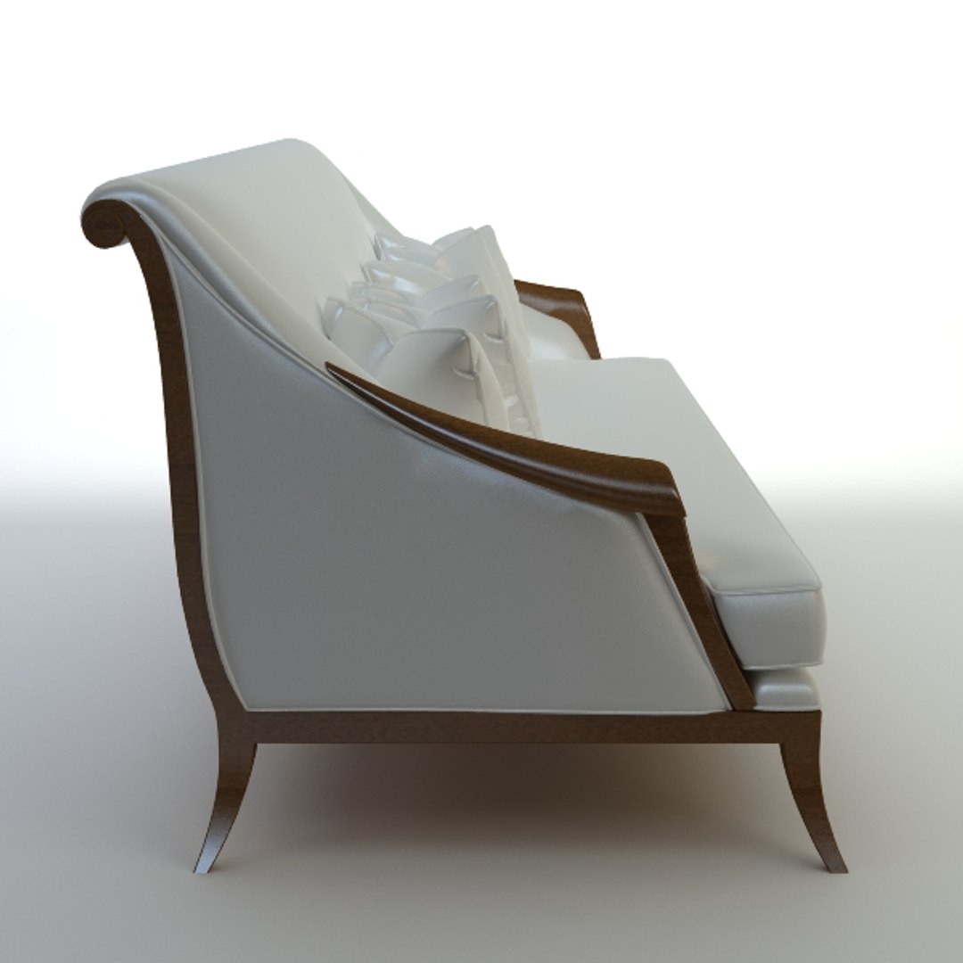 3d Italian Modern Bench