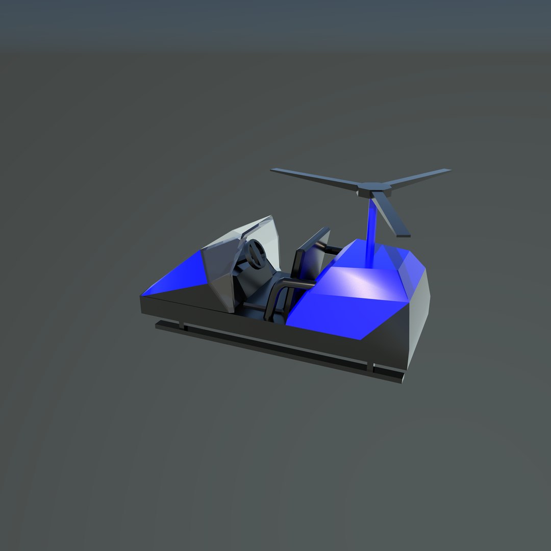 Flying Car Low-poly 3D Model 3D - TurboSquid 2338026