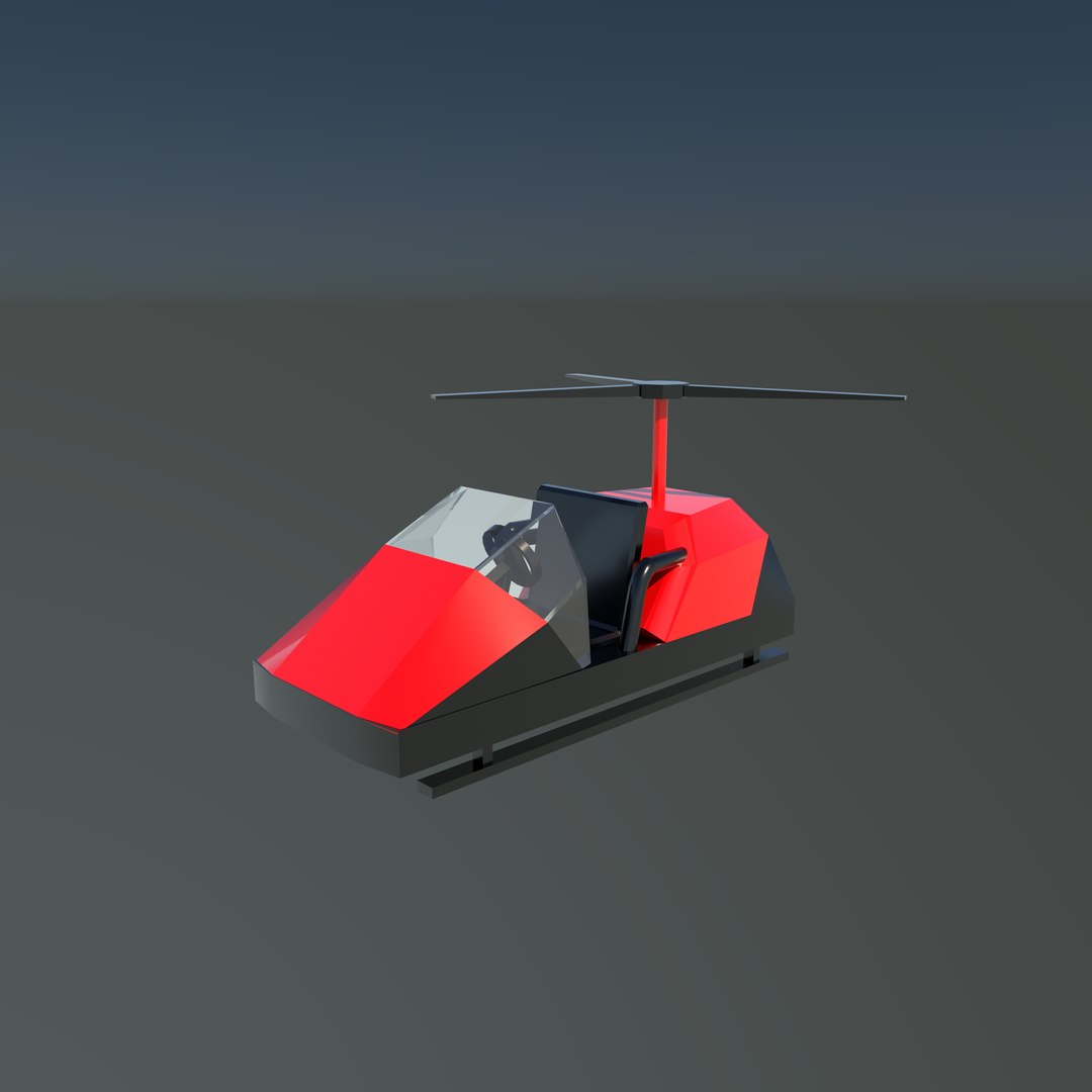 Flying Car Low-poly 3D Model 3D - TurboSquid 2338026