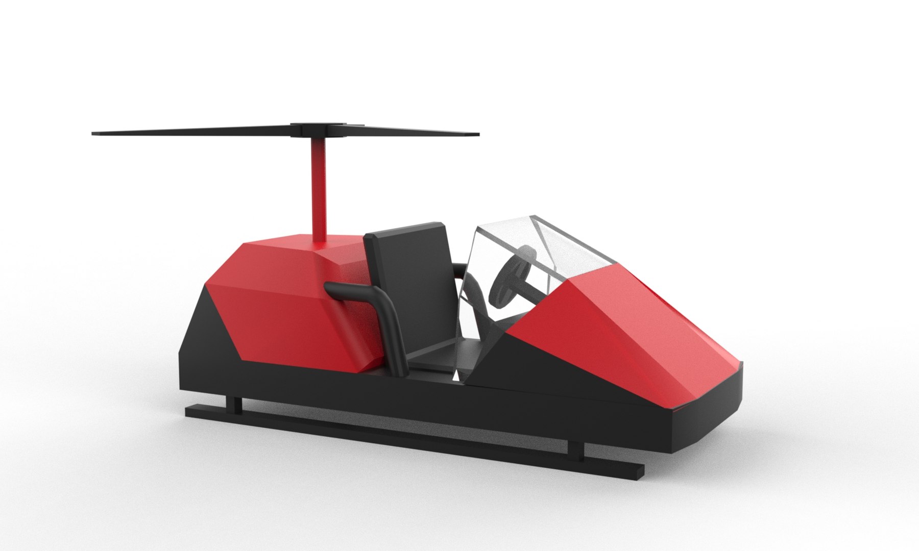 Flying Car Low-poly 3D Model 3D - TurboSquid 2338026