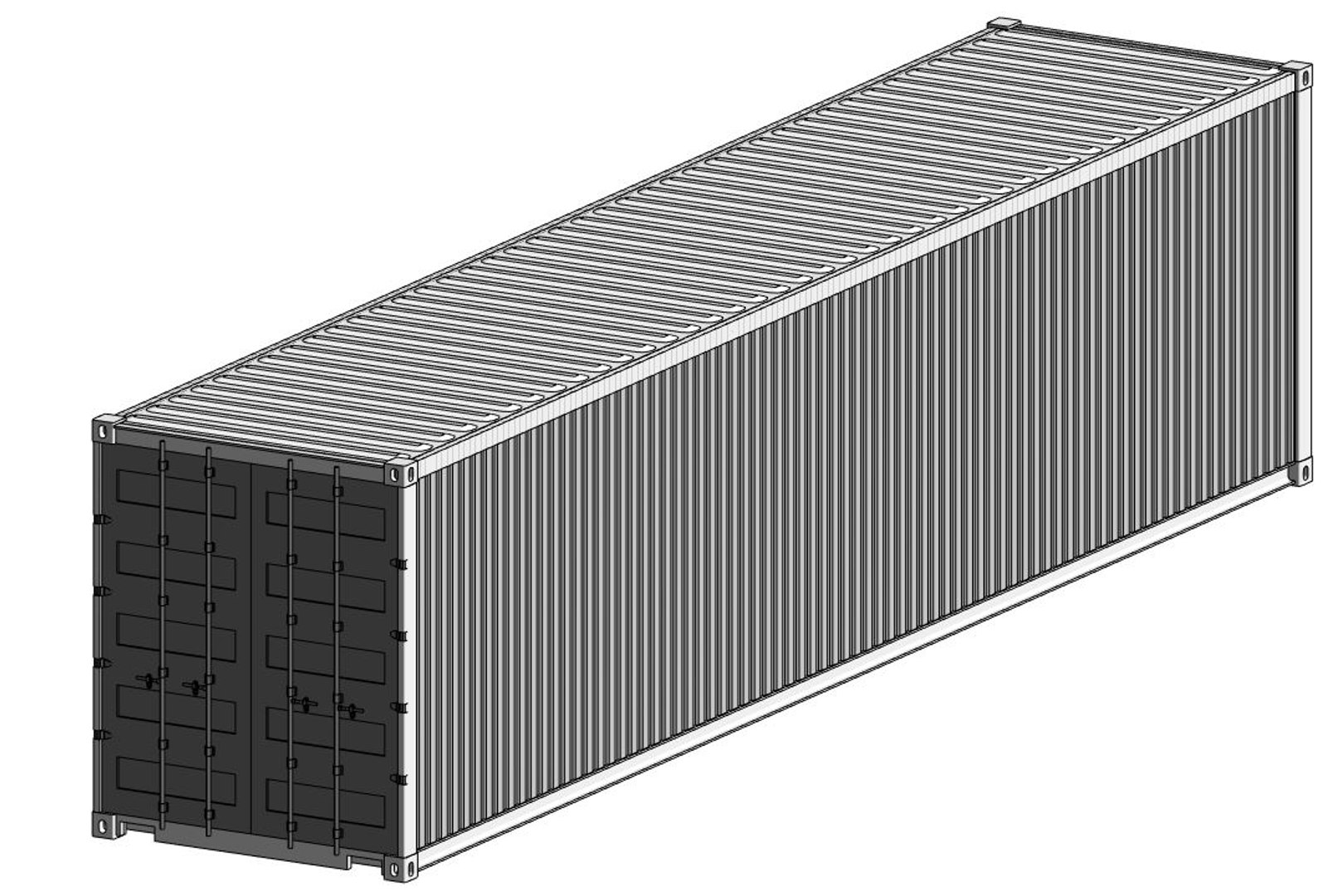 3D Revit Shipping Container Model - TurboSquid 1279066