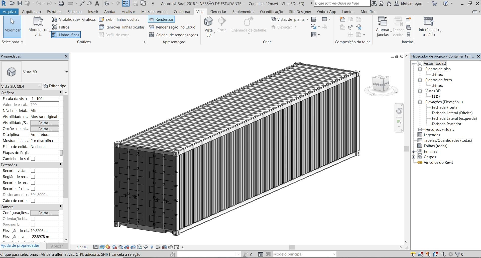 3D Revit Shipping Container Model - TurboSquid 1279066