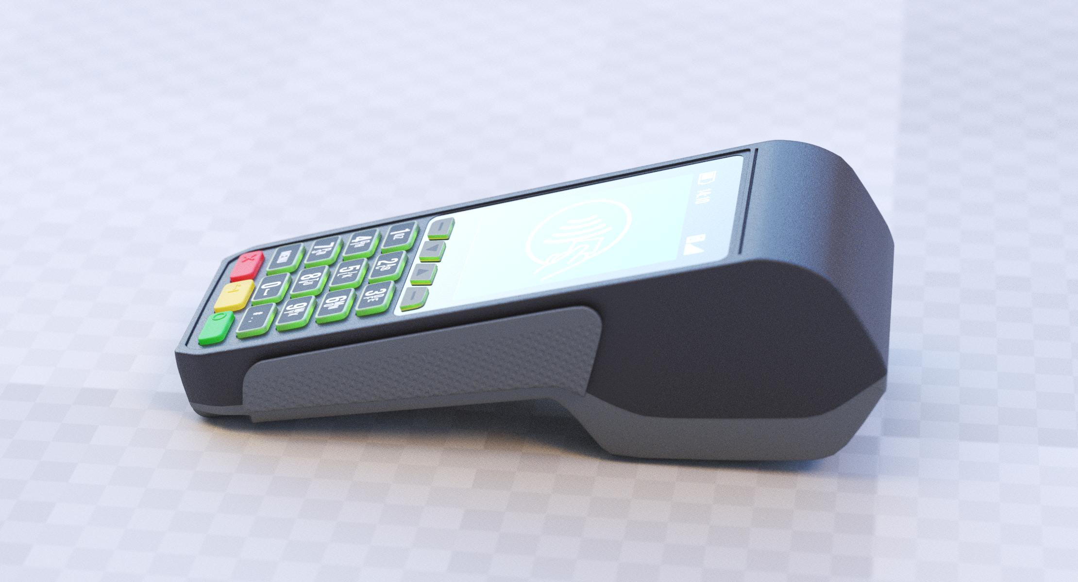 3D pos payment terminal pay - TurboSquid 1298257