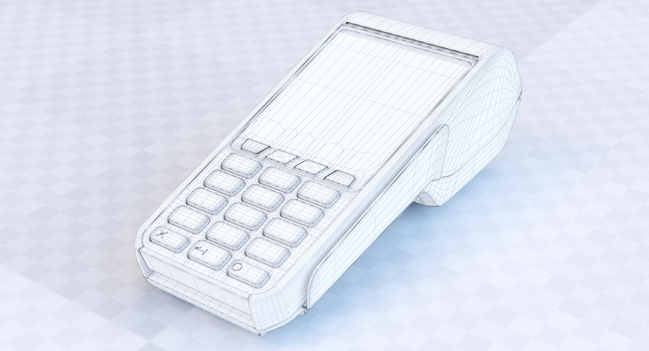 3D pos payment terminal pay - TurboSquid 1298257