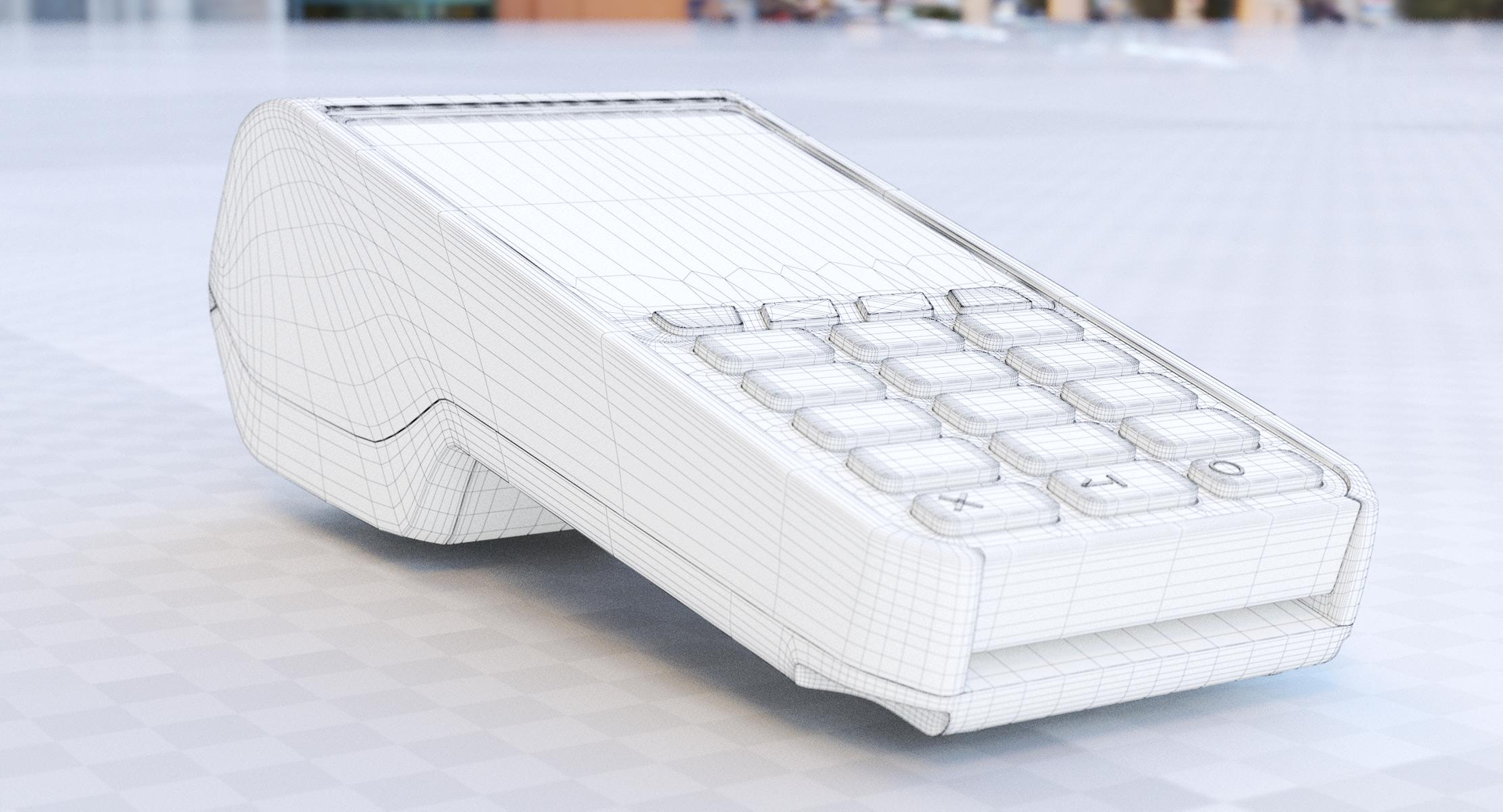 3D pos payment terminal pay - TurboSquid 1298257