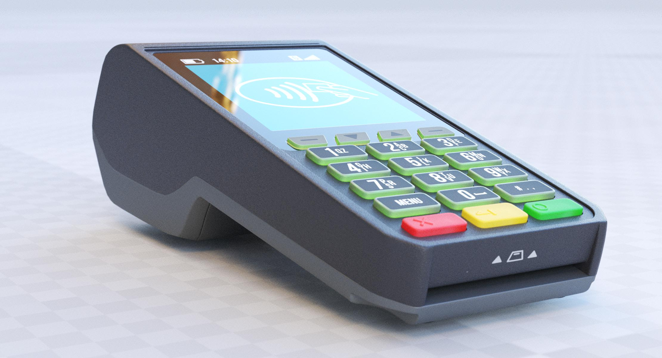 3D pos payment terminal pay - TurboSquid 1298257