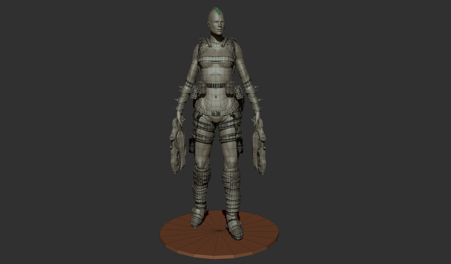 3D Largin - Female Hunter - TurboSquid 1360701