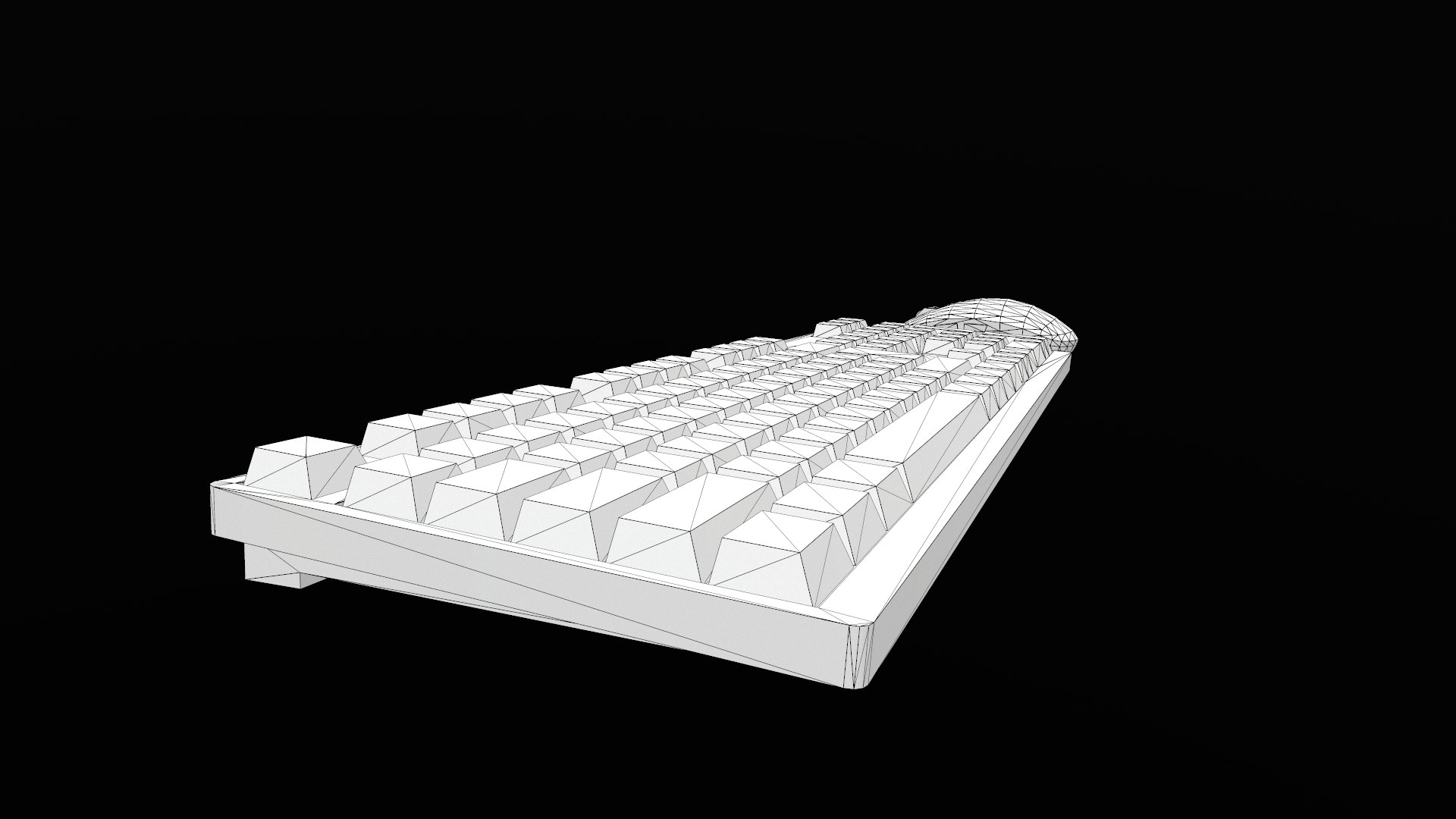 3D Low-poly Computer Mouse Keyboard - TurboSquid 1547737