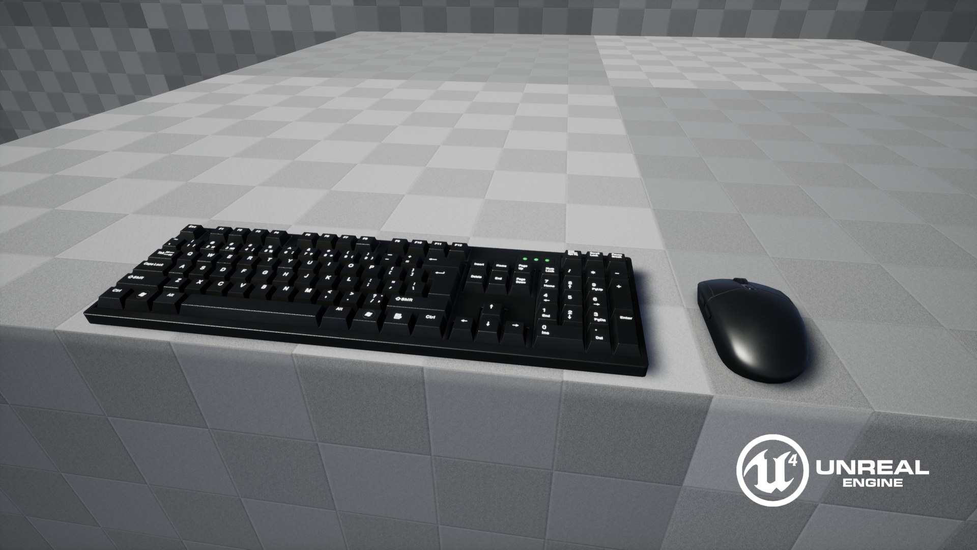 3D Low-poly Computer Mouse Keyboard - TurboSquid 1547737
