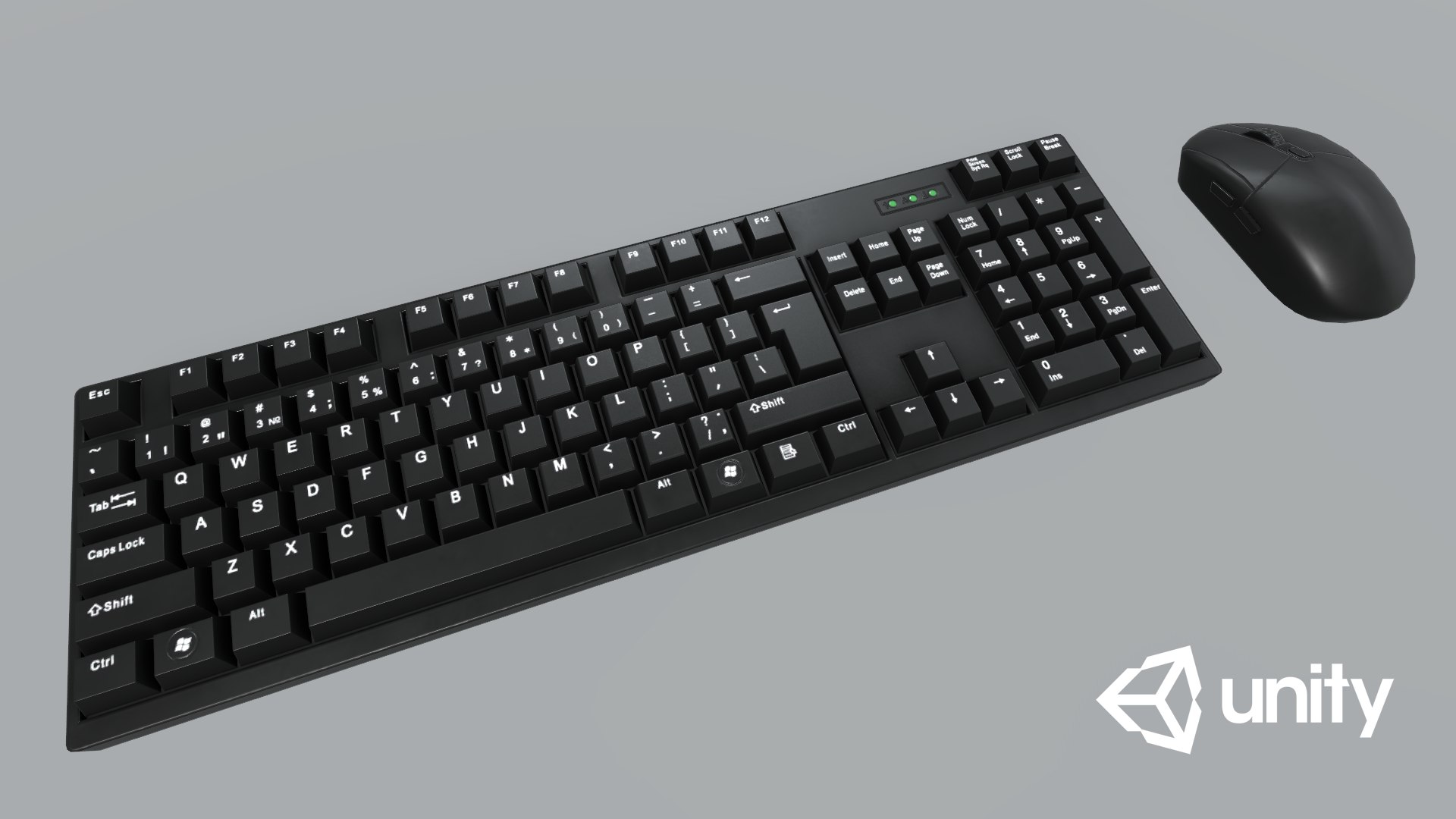 3D Low-poly Computer Mouse Keyboard - TurboSquid 1547737