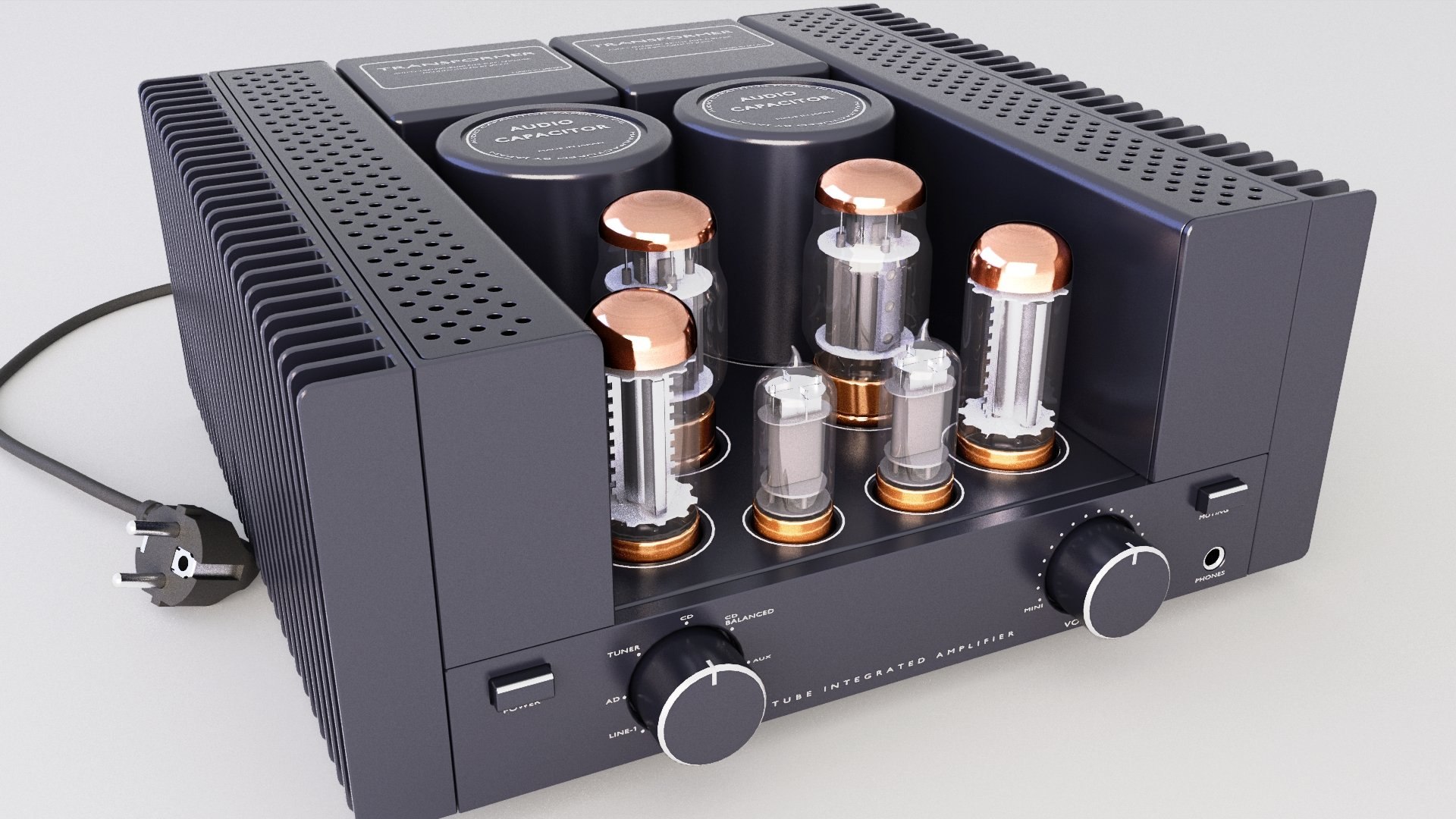 3D hi-fi amplifier tube model - TurboSquid 1523967