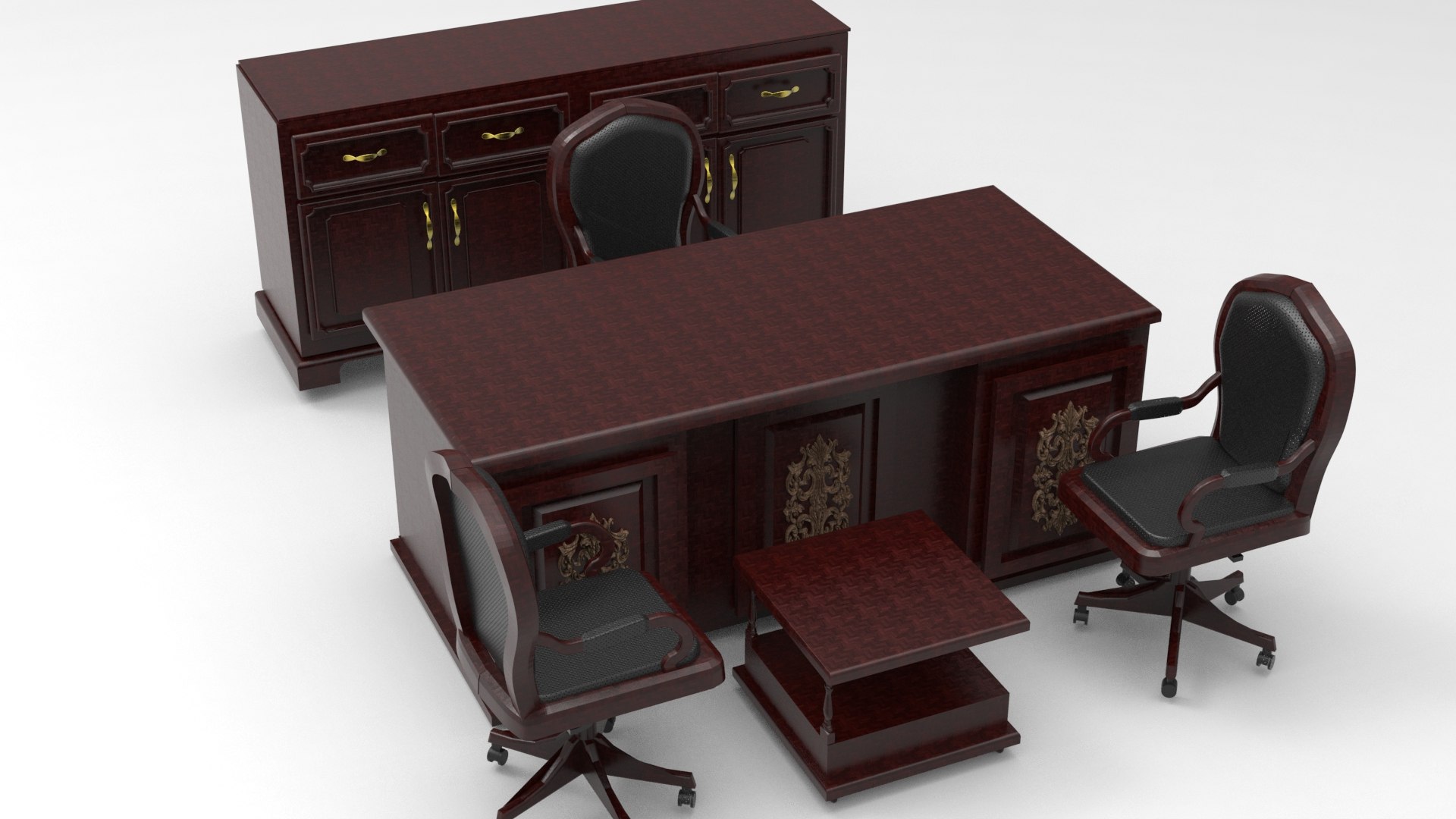 3D Office Setup - 01 - TurboSquid 2185294