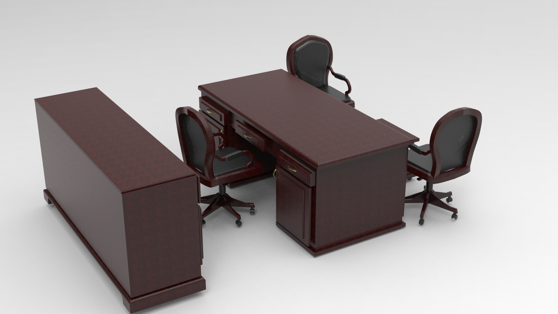 3D Office Setup - 01 - TurboSquid 2185294