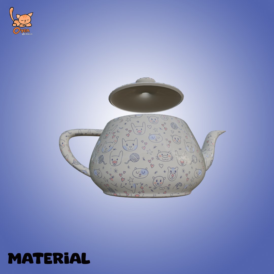 Cute Teapot 01 3D Model - TurboSquid 2236441
