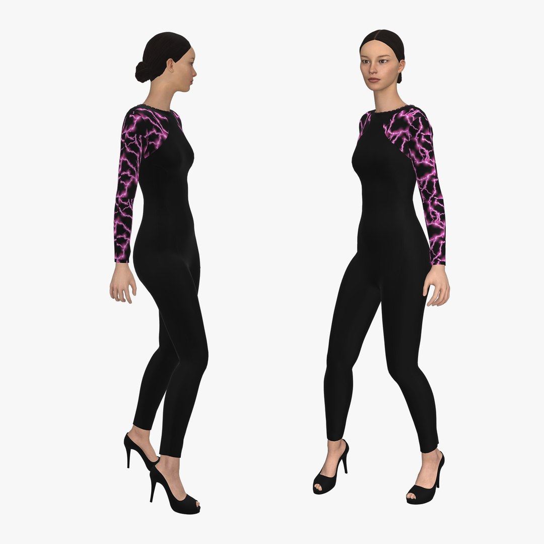 3D Model Stretch Dress Marvelous Designer Or Clo3D ZPRJ - TurboSquid 2325271