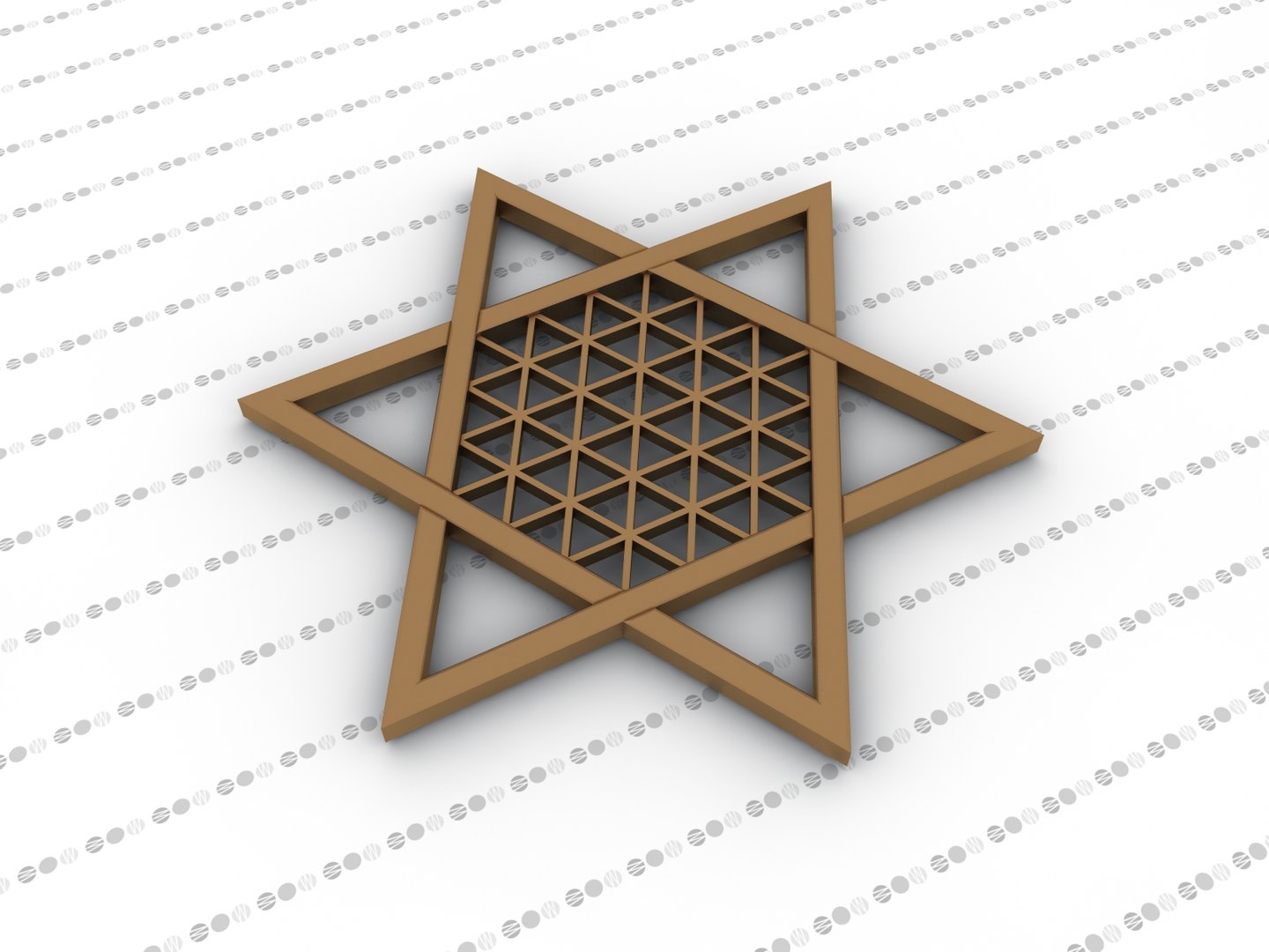 3D star david - TurboSquid 1416741