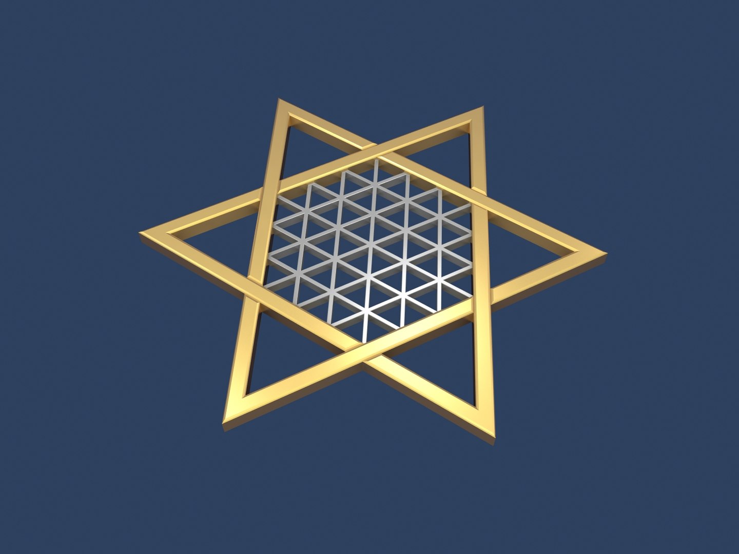 3D star david - TurboSquid 1416741