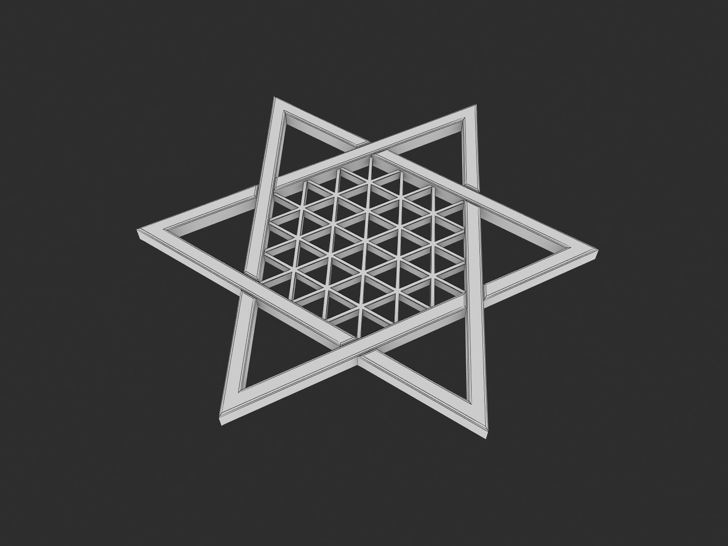 3D star david - TurboSquid 1416741