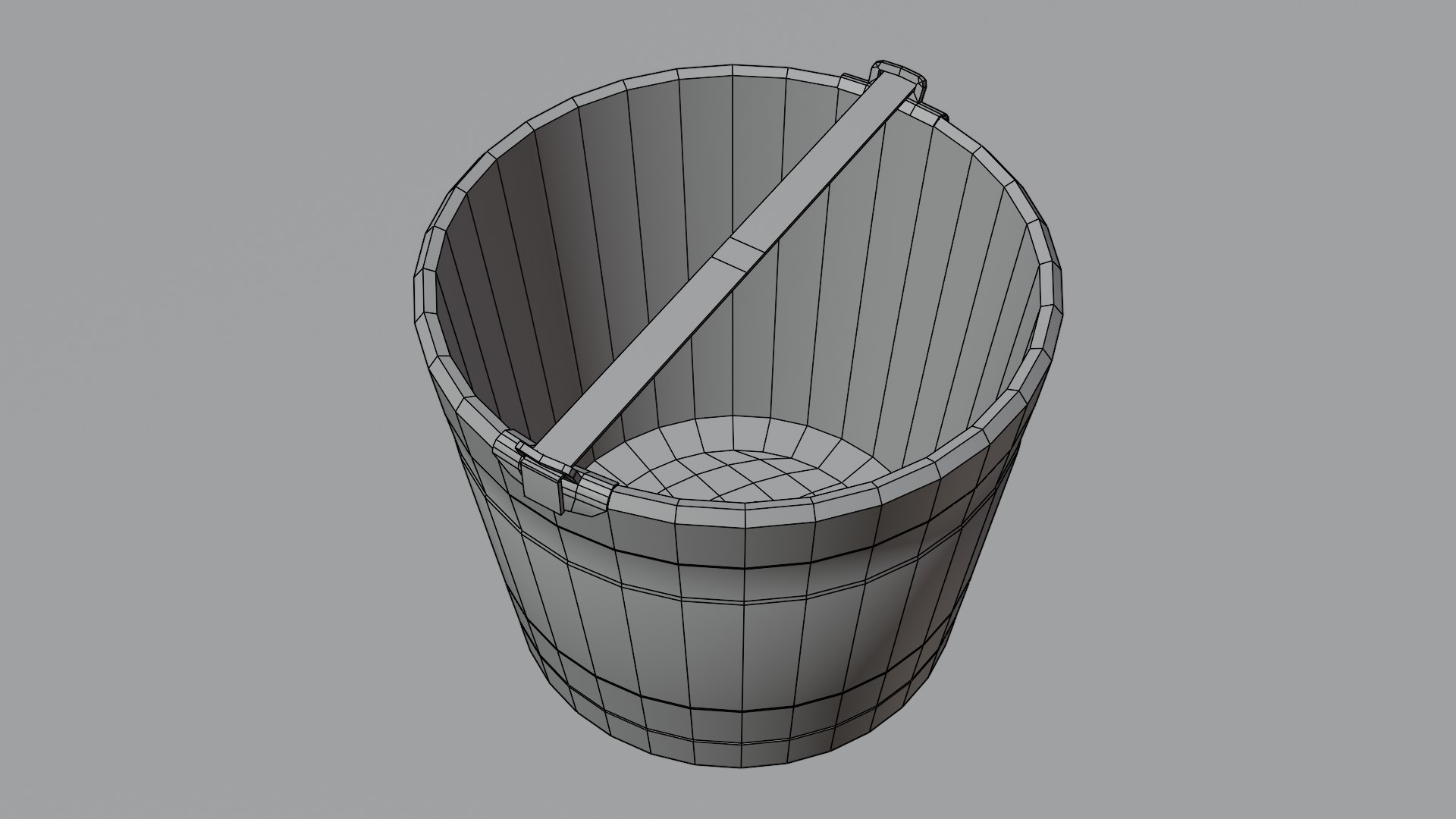 3D model rustic bucket old - TurboSquid 1678595